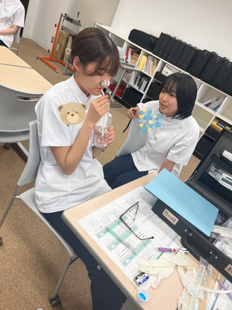 AMSDの演習をおこないました(*ﾉωﾉ) - 専門学校仙台総合医療大学校